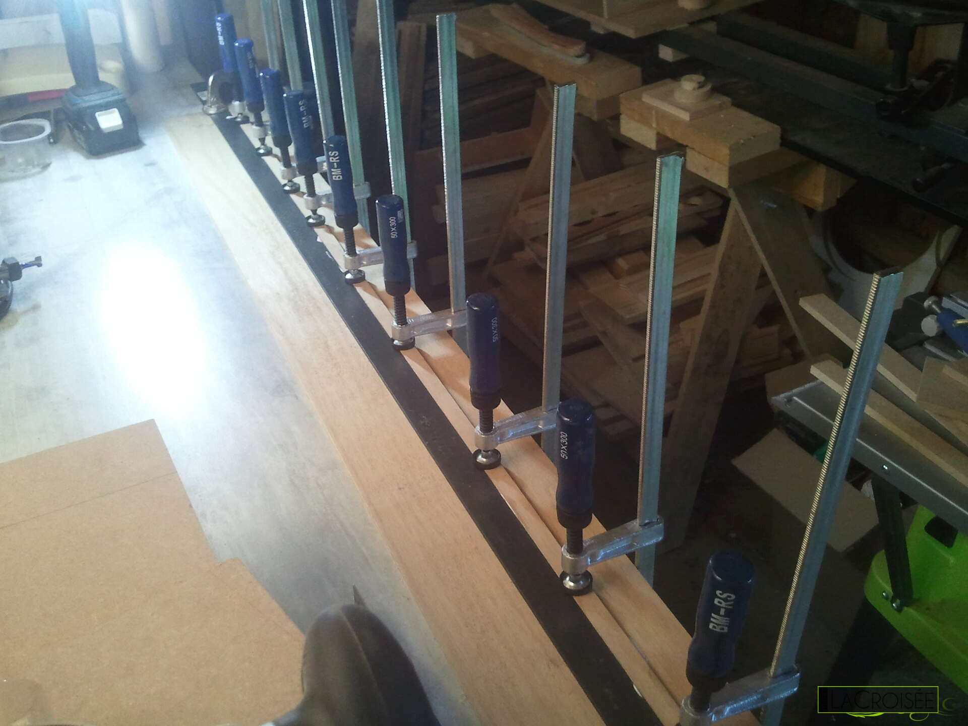 Atelier LEMAN | Fabrication d’un rail de guidage pour scie circulaire ...